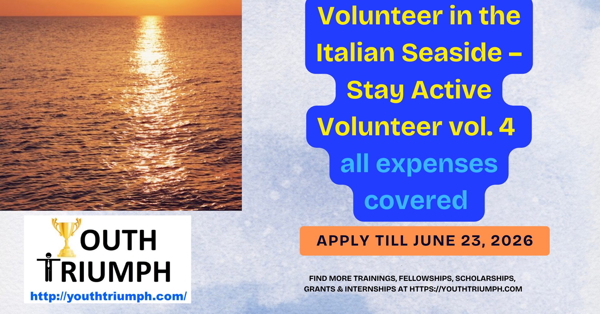 Volunteer in the Italian Seaside – Stay Active Volunteer vol. 4 - Youth ...